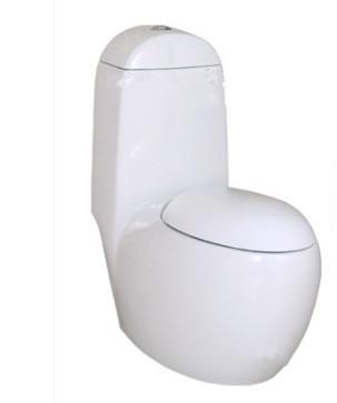 China China wc chaozhou supplier ceramic bathroom one piece egg shape round big white siphonic floor mounted toilet bowl for sale