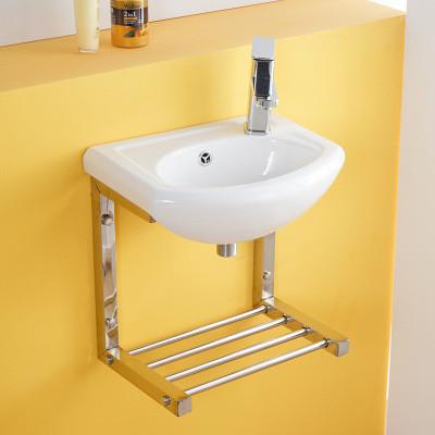 China China Supplier Bathroom sanitary ware Wall Hung ceramic white Wash Hand Sink basin with good quality cheap price for sale
