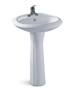 China Hot sale best price floor mounted middle east pedestal basin sink for sale