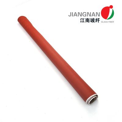 Cina Panno ad alta temperatura 0.4mm rosso del tessuto della tenda del fuoco della vetroresina per il sistema di controllo del tiro di costruzione in vendita