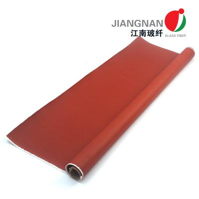 Cina Panno ad alta temperatura 0.4mm rosso del tessuto della tenda del fuoco della vetroresina per il sistema di controllo del tiro di costruzione in vendita