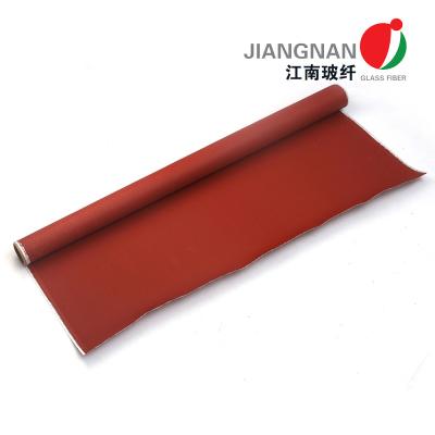 Cina Panno ad alta temperatura 0.4mm rosso del tessuto della tenda del fuoco della vetroresina per il sistema di controllo del tiro di costruzione in vendita