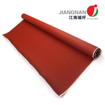 Cina Panno ad alta temperatura 0.4mm rosso del tessuto della tenda del fuoco della vetroresina per il sistema di controllo del tiro di costruzione in vendita