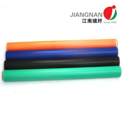 Cina 1 tessuto rivestito di silicone della vetroresina di Oz del lato 18 per la copertura del tubo dell'isolamento termico in vendita