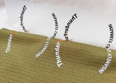 Quality 3D Printing Clothing Heat Transfer Labels Silicone Embossing for sale