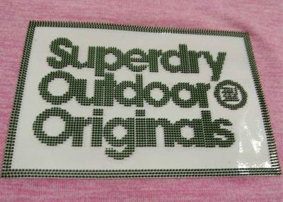 China Silk Screen Printing Custom Fabric Tags Labels Shirt Hanger Loop On Garment for sale