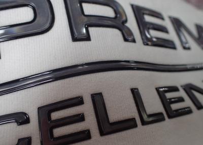 중국 3D 효과 TPU 열 전달 의류 라벨, 고주파 패치 판매용