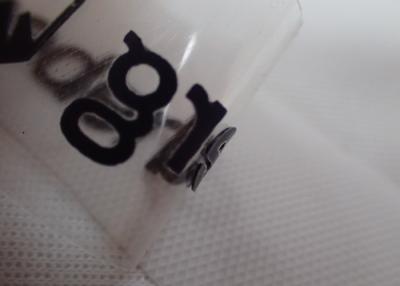 중국 스크린 프린트 고밀도 유연 열 전달 라벨 사용자 지정 이름 로고 판매용