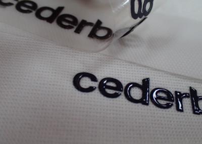 중국 스크린 프린트 고밀도 유연 열 전달 라벨 사용자 지정 이름 로고 판매용