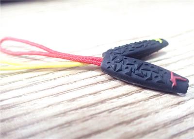 中国 カスタマイズされたカラフルな3Dシリコンゴムジッパー 販売のため