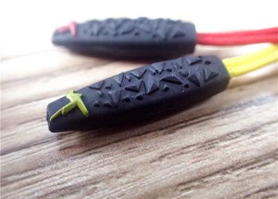 中国 カスタマイズされたカラフルな3Dシリコンゴムジッパー 販売のため