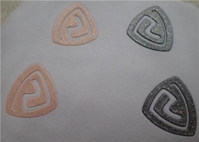 中国 メンタルフラッシュ粉末の装飾的なカスタマイズされた熱転送タグ 販売のため