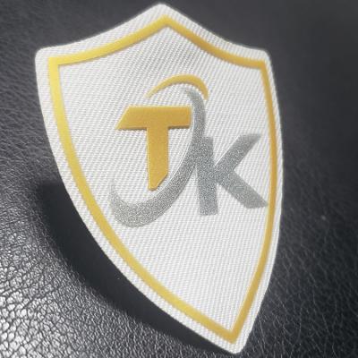 Cina Adesivo in rilievo 3D TPU Silicone Trasferimento di calore morbido Etichetta Logo Ferro Su T-shirt in vendita