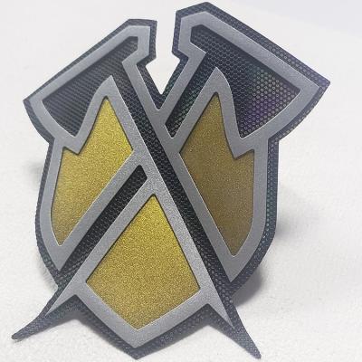 中国 3D ブランドロゴ シリコン 熱伝送 衣装 ラベル Tシャツ 販売のため