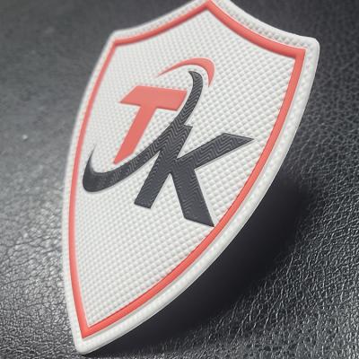 중국 주문형 인쇄 된 엠보스 패치 부드러운 3D Tpu 고무 열 전송 옷 로고 판매용