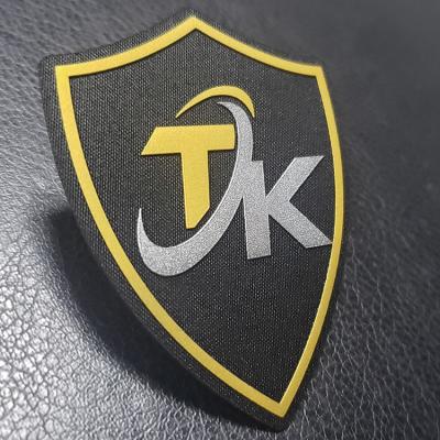 중국 패션 주문 인쇄 된 엠보스 패치 3D 컬러 TPU 라벨 의류 판매용