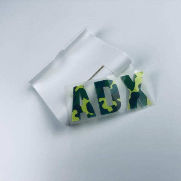 Quality Camouflage 3D Silicone Heat Transfer Labels With Your Own Logo for sale