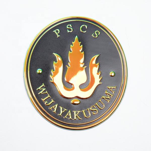 Quality Crest 3D Football Team Club Logo TPU Heat Transfer Patches High Frequency for sale