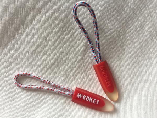 China Fancy Artwork Replacement Zipper Pull , Decorative Zipper Pulls With Cord supplier