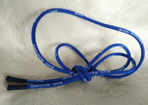 Quality Soft / Matt Silicone Ending Zipper Cord With 2.5mm Cotton String for sale