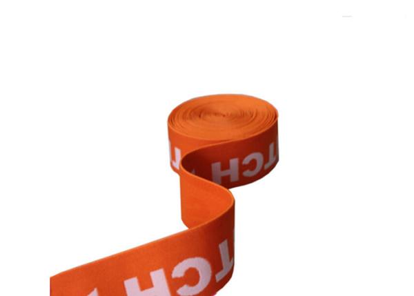 Quality Custom Made Jacquard Elastic Band Fabric / Cotton Material Garment Accessories for sale