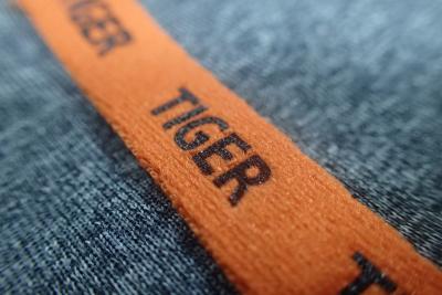 China Collar Silicone  Printing PDF Polyester Elastic Band for sale