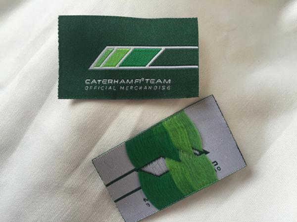 Quality Small Apparel Clothing Fabric Labels , Washable Woven Sewing Labels Personalized for sale