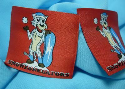 Cina Filati metallici Etichetta di marca di abbigliamento tessuto Lurex oro e argento con centro piegato in vendita