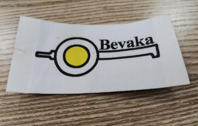 Quality T Shirt Washable Woven Clothes Labels Selvage Trimming For Garment for sale
