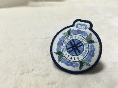 China Cool Uniform Label Custom Embroidered Patches Felt Patches For Clothing Flat Surface for sale