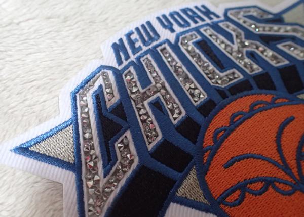Quality Hotfix Custom Embroidered Patches Rhinestone Motif Iron On Transfer For Hoodies for sale