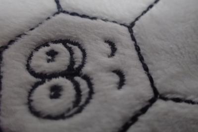 Cina Disegni animati Calcio taglio laser distintivi ricamati personalizzati in vendita