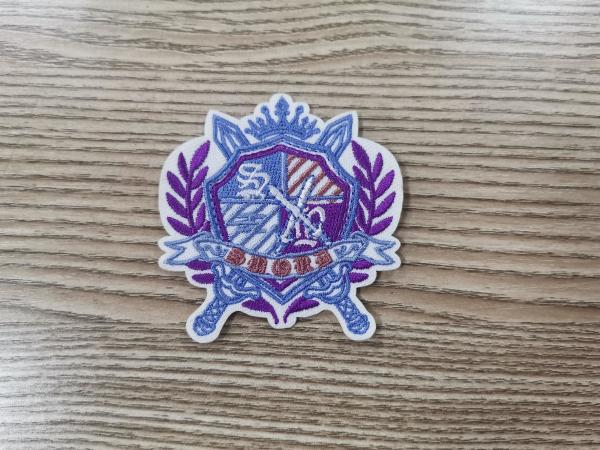 Quality Custom High Density Folding Clothing Woven Labels Using Selvage Techincs for sale