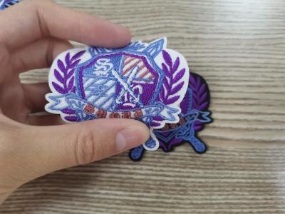 Quality Custom High Density Folding Clothing Woven Labels Using Selvage Techincs for sale