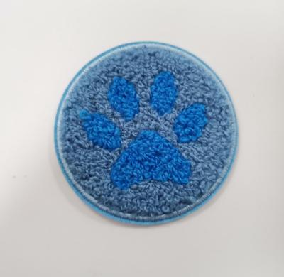 Quality Washable Towel Embroidery Patch Heat Transfer Labels For Garment for sale