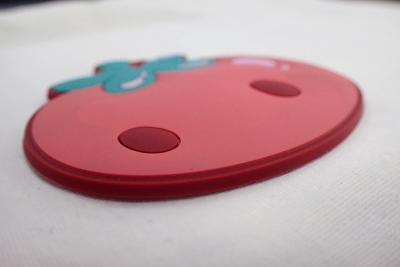 China Customized Rubber 3D Logo Label PVC Embossed Engraved Rubber Patches for sale