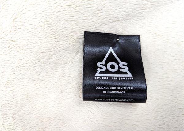 Quality Woven Screen Printing Label , Sewing Printed Labels For Clothing Eco - Friendly for sale