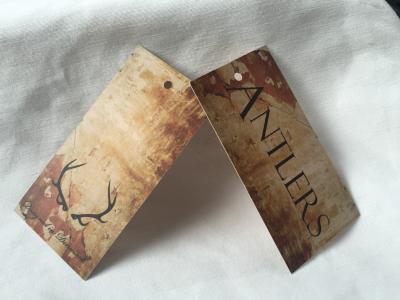 China Specialized Custom Merchandise Hang Tags, Unique Gift Hang Tags Voor Juwelen Te koop