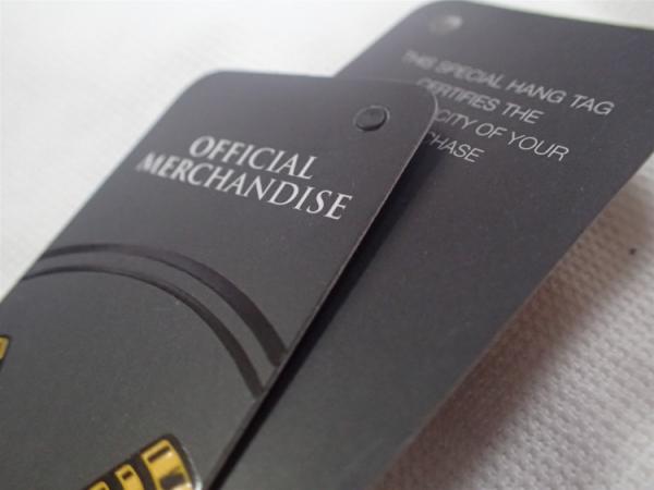 Quality Printing Pattern Clothing Hang Tags , Partial UV Surface Waterpoof Custom Hang for sale
