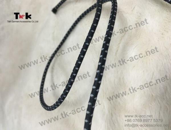Quality 4mm Reflective Elastic Shock Cord , Elastic String Cord‎ Elastic Wire For Beads for sale