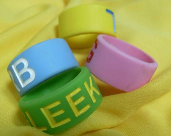 Quality Trade Show Promotional Items Giveaways Embossed Silicone Wristband Bracelet for sale