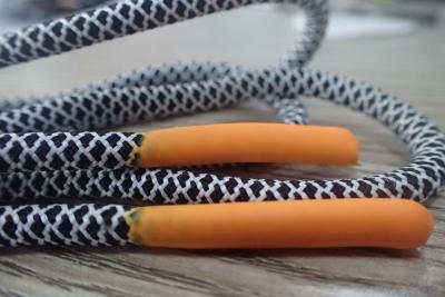 中国 ジャケット,靴,バッグのマットシリコンエンド付き耐久性のある非弾性コード 販売のため