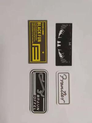 Quality Design 3D Logo Patches Custom Embossed Motif Rubber Silicone Patch Badges For for sale