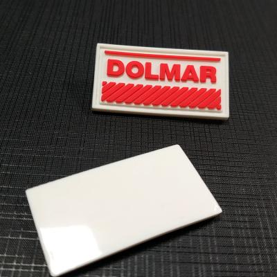 Cina Costumi personalizzati per abiti da ginnastica tag tag badge bandiera 3D PVC patch per abbigliamento in vendita