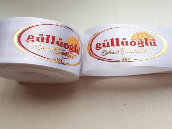 Quality Garment Webbing Polyester Fabric Tape With Silk Screen Printed Logo for sale
