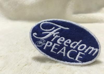 Cina Bello ovale Patch di abbigliamento personalizzato ricamato cucire su badge - Eco-friendly in vendita