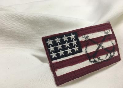 中国 メロウ・ボーダー カスタムで縫ったパッチ Tシャツの刺身パッチ 販売のため