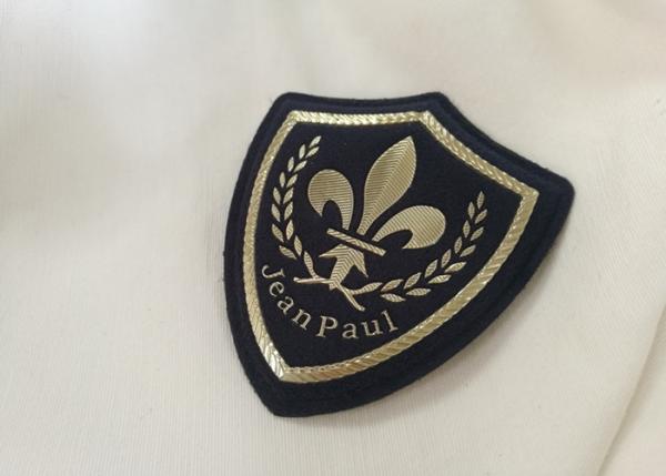 Quality Leather Material Elegant Custom Clothing Patches With Hook And Loop for sale