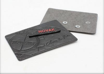 Китай Экологически чистый, стираемый, квадратный, выгравированный металлический этикетки для одежды с кожаными пластырями продается