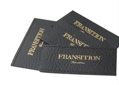 Китай Декоративные переработанные джинсы PU кожаные настройки одежды пластыри рельефные / рельефные логотипы продается